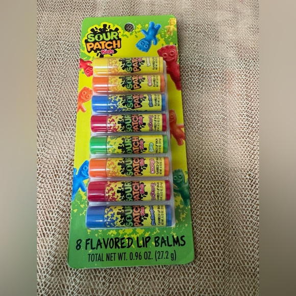 sour patch kids | Makeup | Nwt 8 Pack Sour Patch Kids Lip Balm | Poshmark
